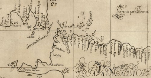 Antique map of Sunda Strait by Dudley, Sir Robert | Sanderus Antique ...