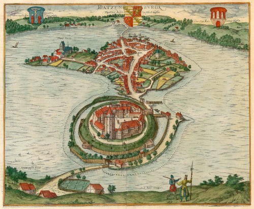 Antique map of Ratzeburg. by Braun & Hogenberg | Sanderus Antique Maps ...