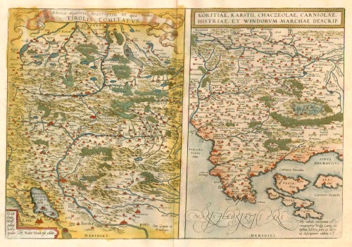 Antique map of Tirol - Friuli, Carniola and Istria by A. Ortelius ...