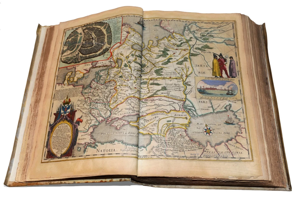 Rare book - Atlas by Blaeu, 1640-43 | Sanderus Antique Maps - Antique ...