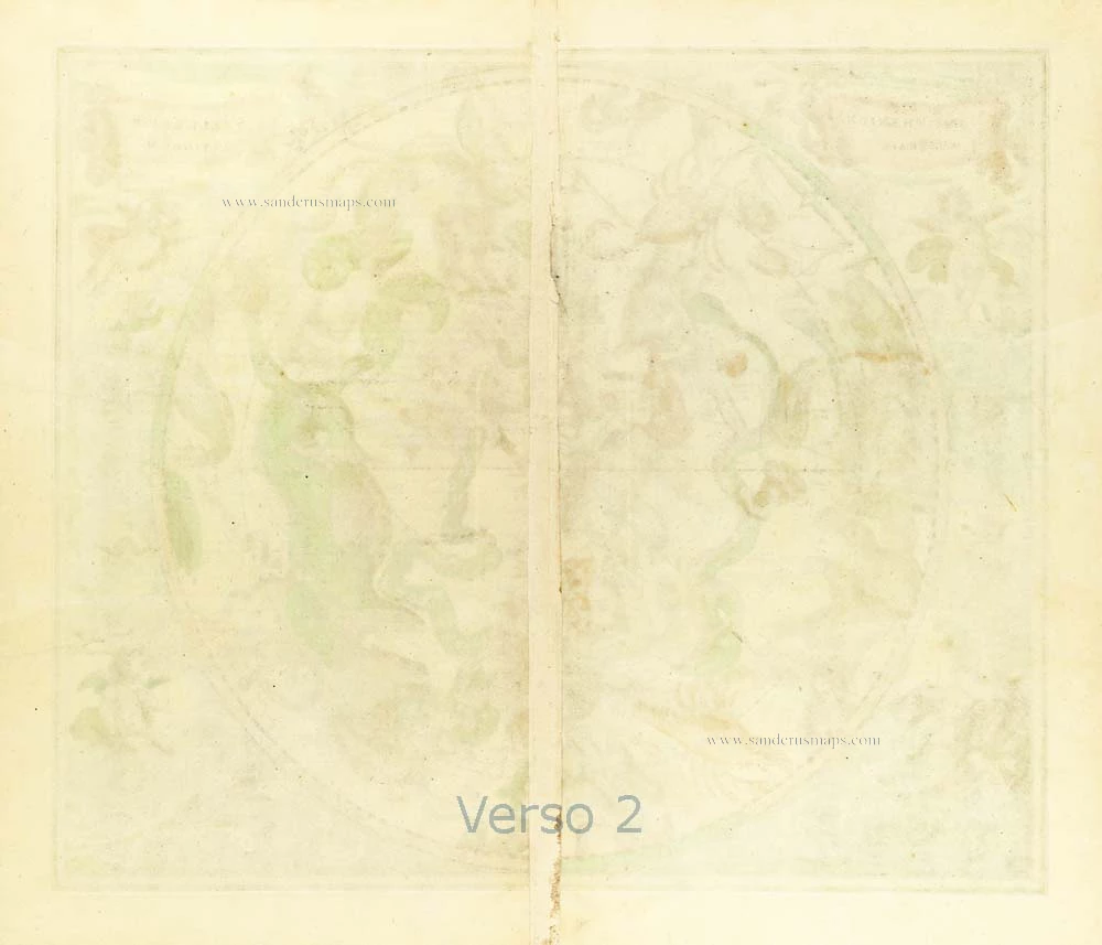 Celestial charts - Northern and Southern Sky according to classical ...
